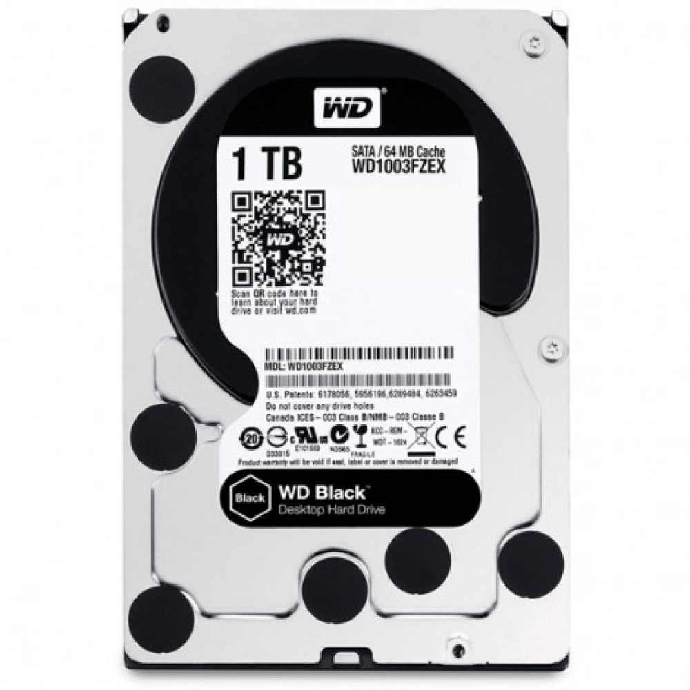 Ổ Cứng HDD Western Digital Black 1TB 3 5 SATA 3 - WD1003FZEX | Đại Phú ...