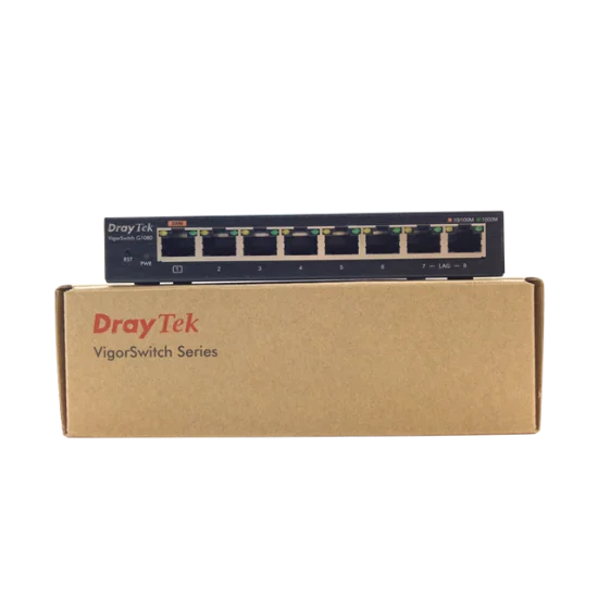 DrayTek VigorSwitch G1080 8 Port Gigabit Smart Switch | Đại Phú Gia Store